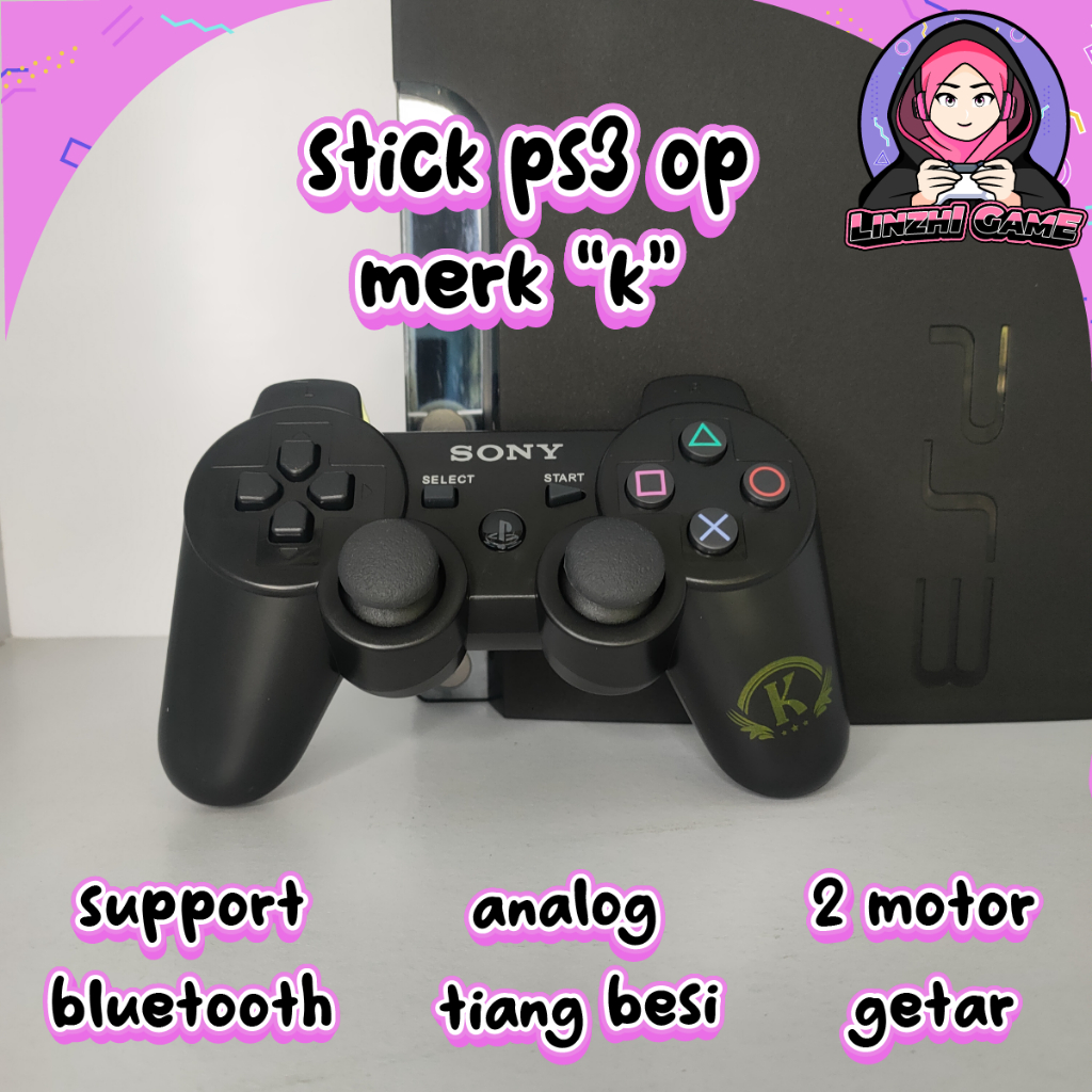 Jual STIK STICK PS3 OP ORI PABRIK HITAM "KING" ANALOG BESI | ANDROID | PC | IOS | ANDROID TV ...