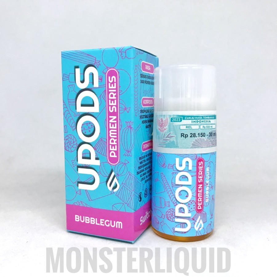 Jual PODS FRIENDLY UPODS PERMEN SERIES BUBBLEGUM 10MG 30ML | Shopee ...