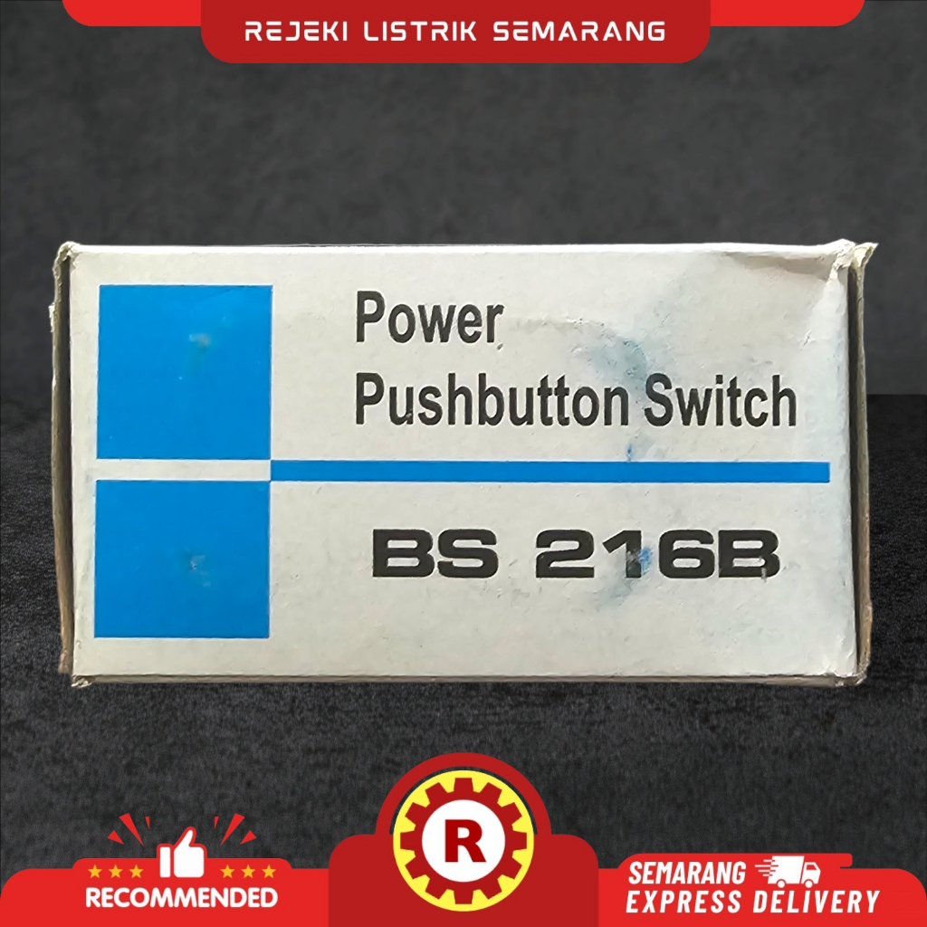 Jual POWER PUSH BUTTON SWITCH ON-OFF BS230B 3P 30A 3.7KW 500V BS-230B ...