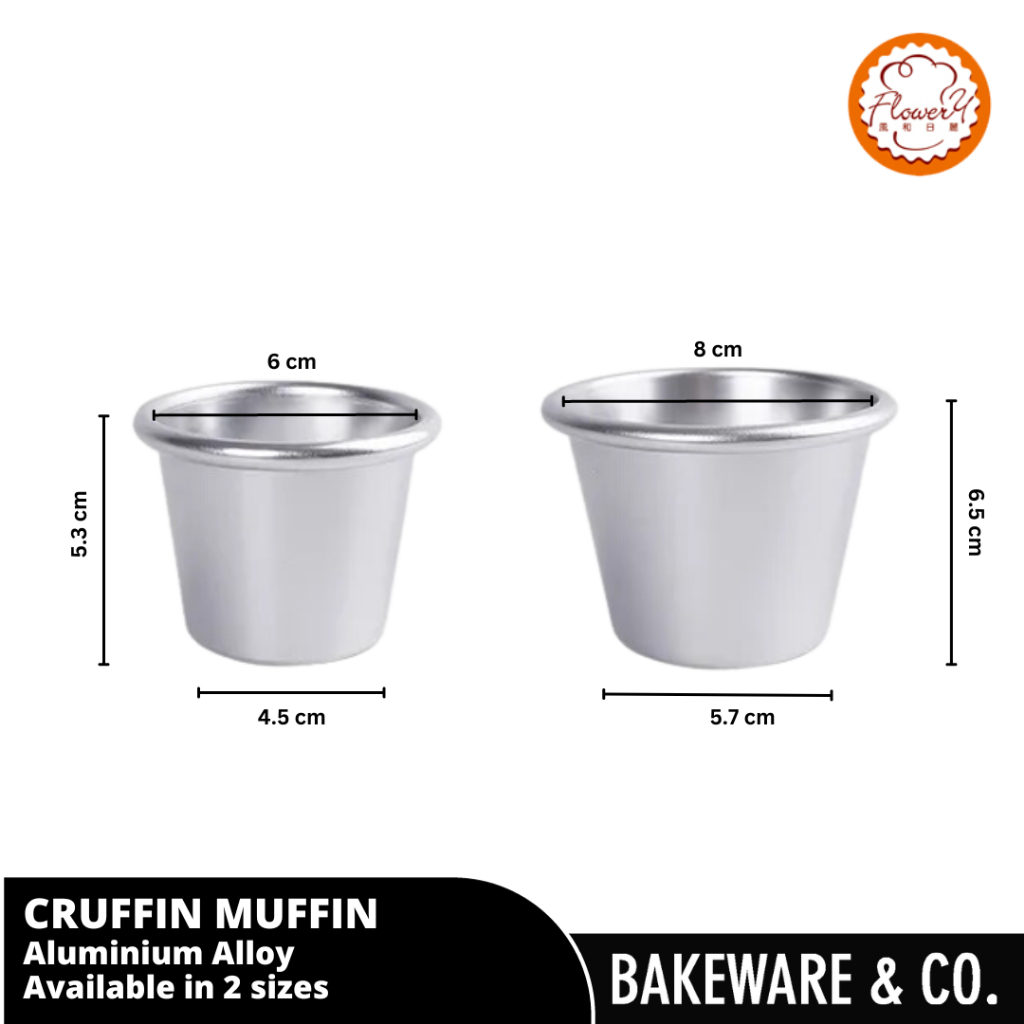Jual Cruffin Muffin Mould (5pcs) - Aluminium Alloy Food Grade | Shopee ...