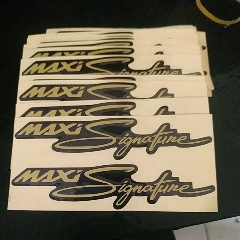 Jual stiker NMax new dan MAxi signature | Shopee Indonesia