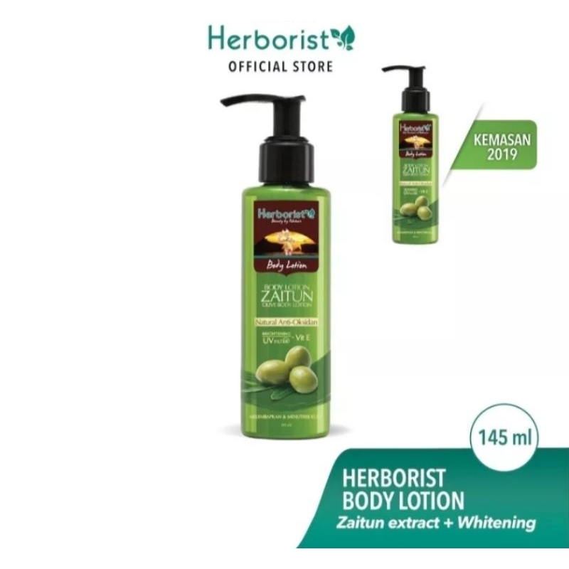 Jual Herborist Zaitun Body Lotion 145ml Hand Body Mencerahkan Kulit ...