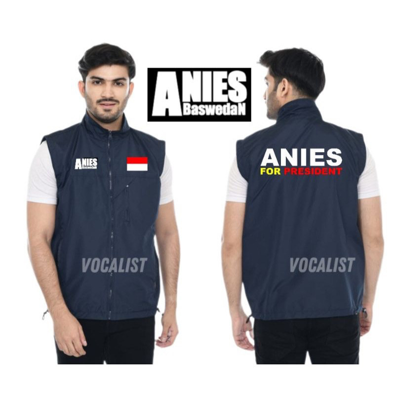 Jual rompi anis for presiden// rompi partai//rompi untuk indonesia ...