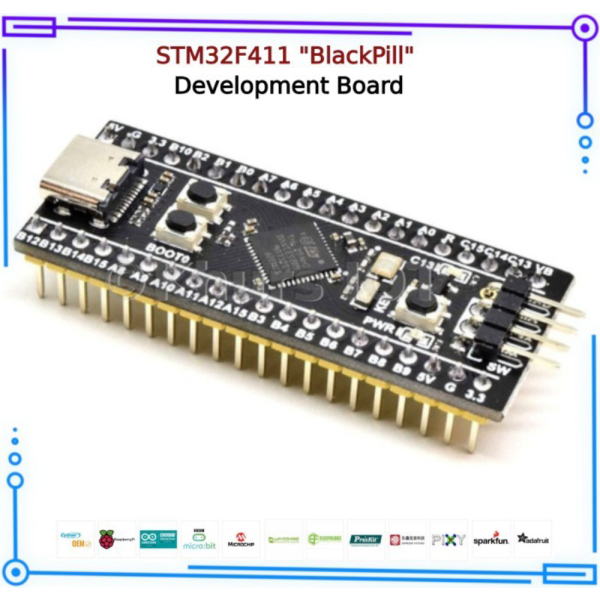 Jual STM32F411 CEU6 STM32F4 Black Pill MicroPython Development Board STM32 - WeAct Berkualitas ...