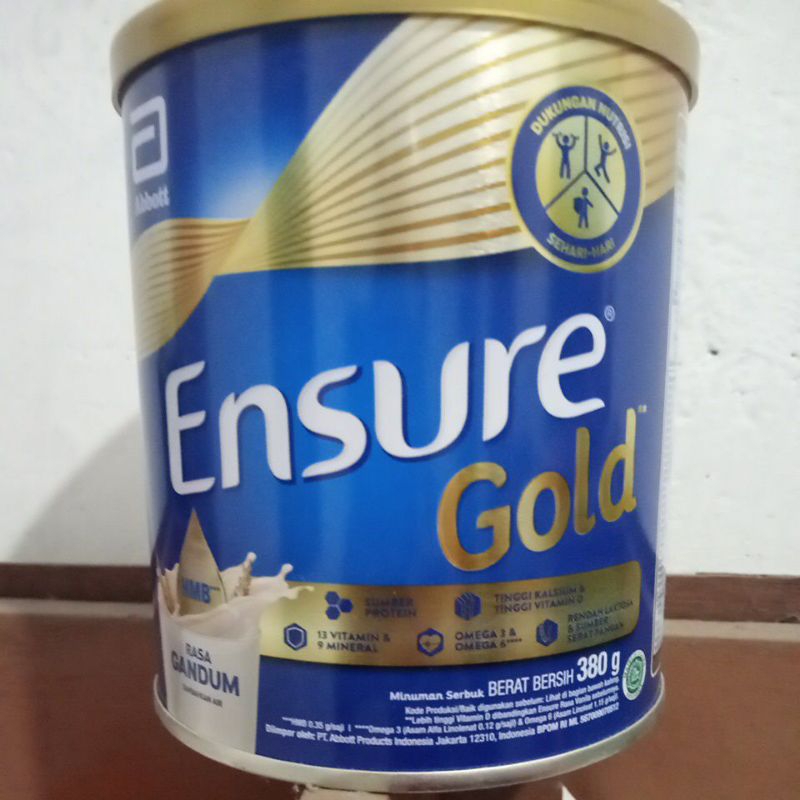Jual ensure gold cokelat gandum vanila 380 gr | Shopee Indonesia