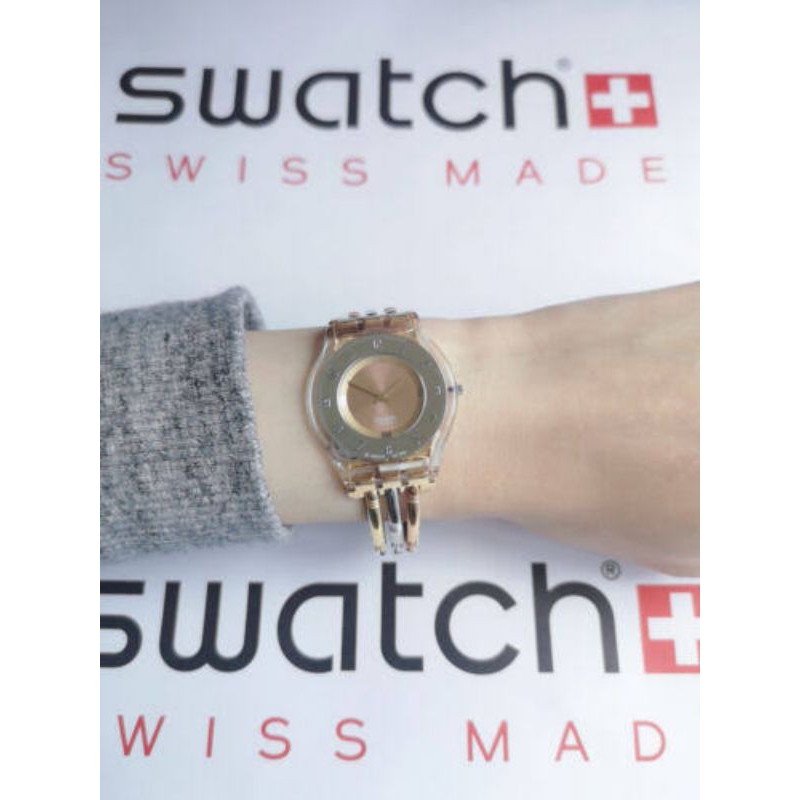 Jual Trigold from Swatch, SWATCH AUTHENTIC SFK240 A/B TRI-GOLD | Shopee ...