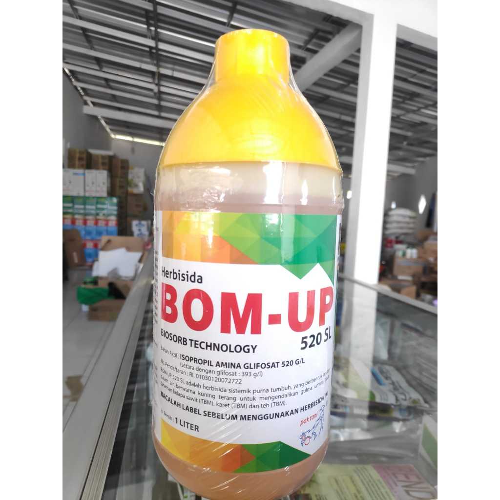 Jual Herbisida Sistemik BOM-UP 520 SL Pak Tani- 1 liter | Shopee Indonesia