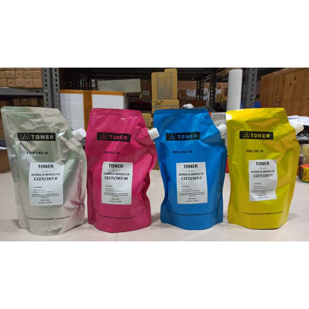 Jual Toner Refill Konica Minolta Bizhub C227i C287i 500 Grams | Shopee ...