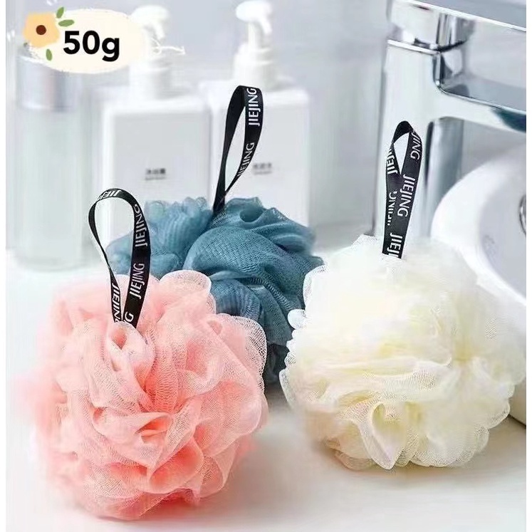 Jual KKV-CEO · Bath balls (4 colors)/Super Soft Shower Puff Bath Ball ...