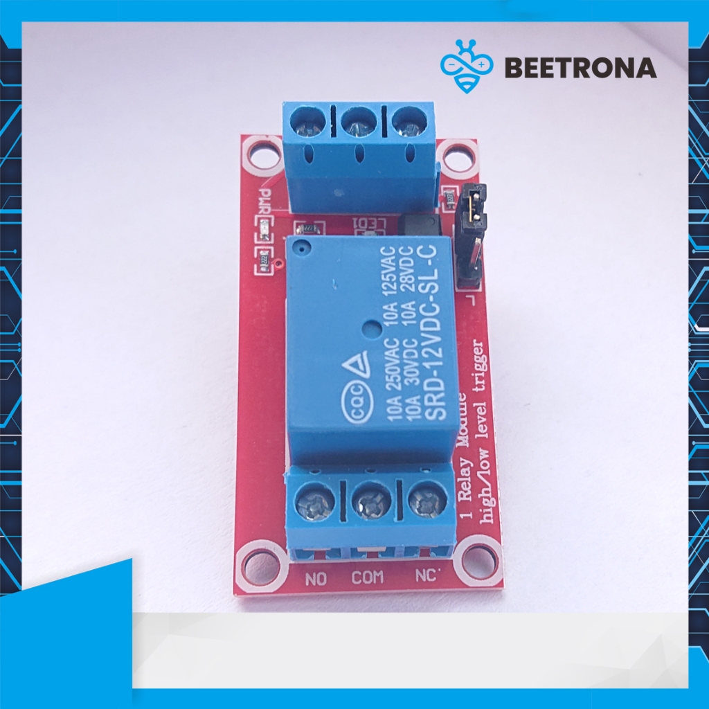 Jual Relay Module 12V 1Ch Dual Trigger HIgh Low 1 Channel Optocoupler ...