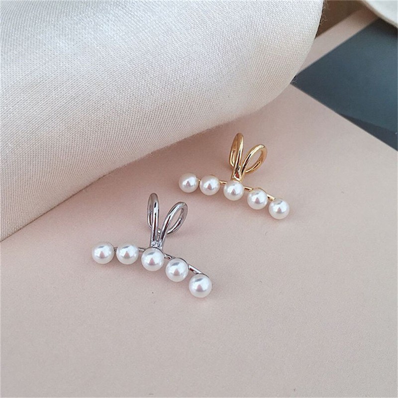 Jual Wayne - Earrings ear anting mutiara mini klip jepit tanpa tindik ...
