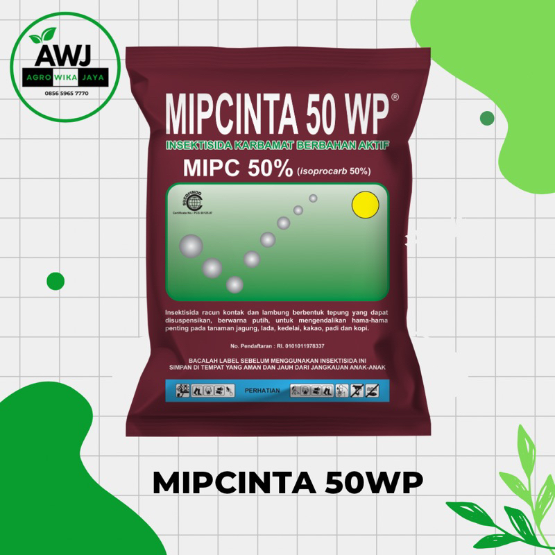 Jual MIPCINTA 50WP | 100 GRAM | INSEKTISIDA KARBAMAT | Shopee Indonesia