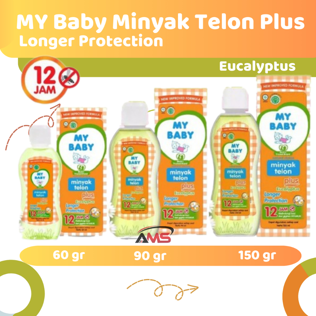 Jual My Baby Minyak Telon Plus Longer Protection 60 ml 90 ml 150 ml ...