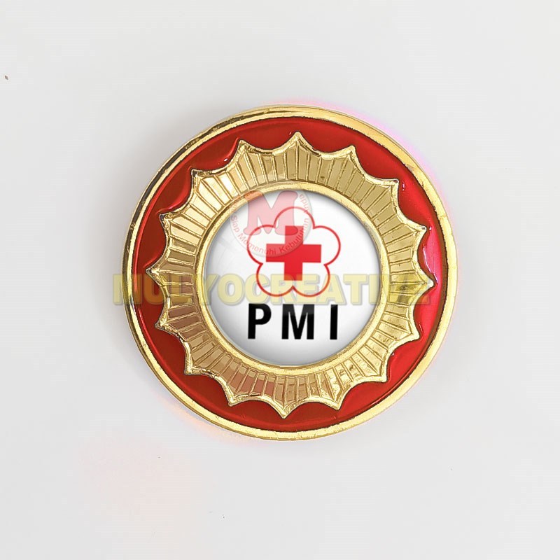 Jual Pin PMI Pin Bros Logo Palang Merah Indonesia Model Premium ...