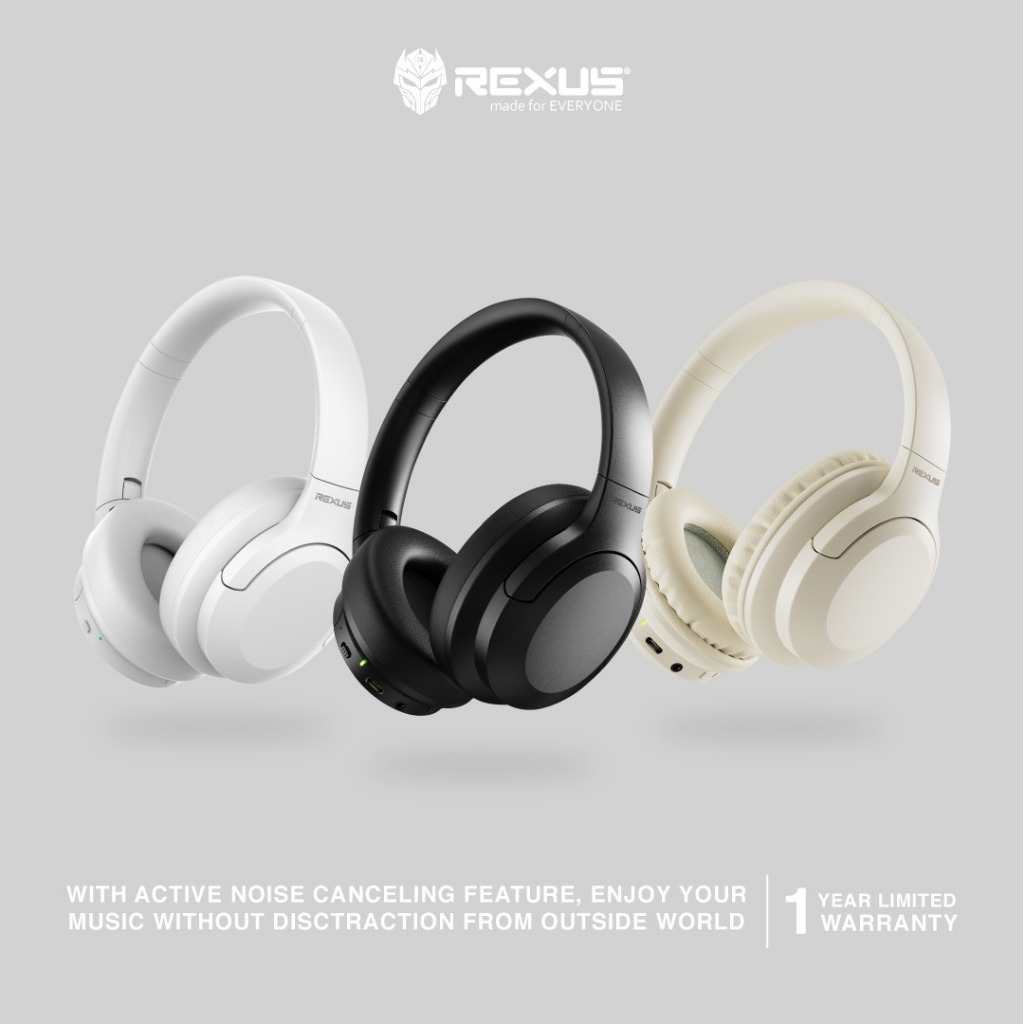 Jual Rexus S6 Pro Wireless Bluetooth Headset With ANC Noise ...