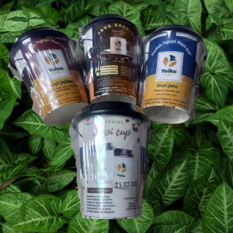 Jual Kopi Bubuk Cup Yoiku Coffee Kopi gelas kopi instan | Shopee Indonesia