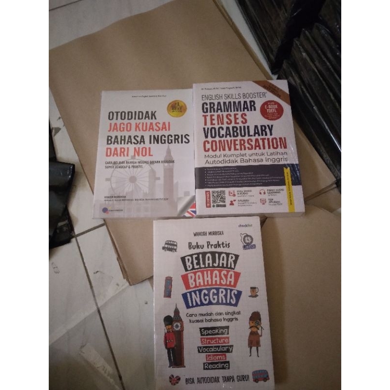 Jual Paket 3 Buku Belajar Bahasa Inggris | Shopee Indonesia