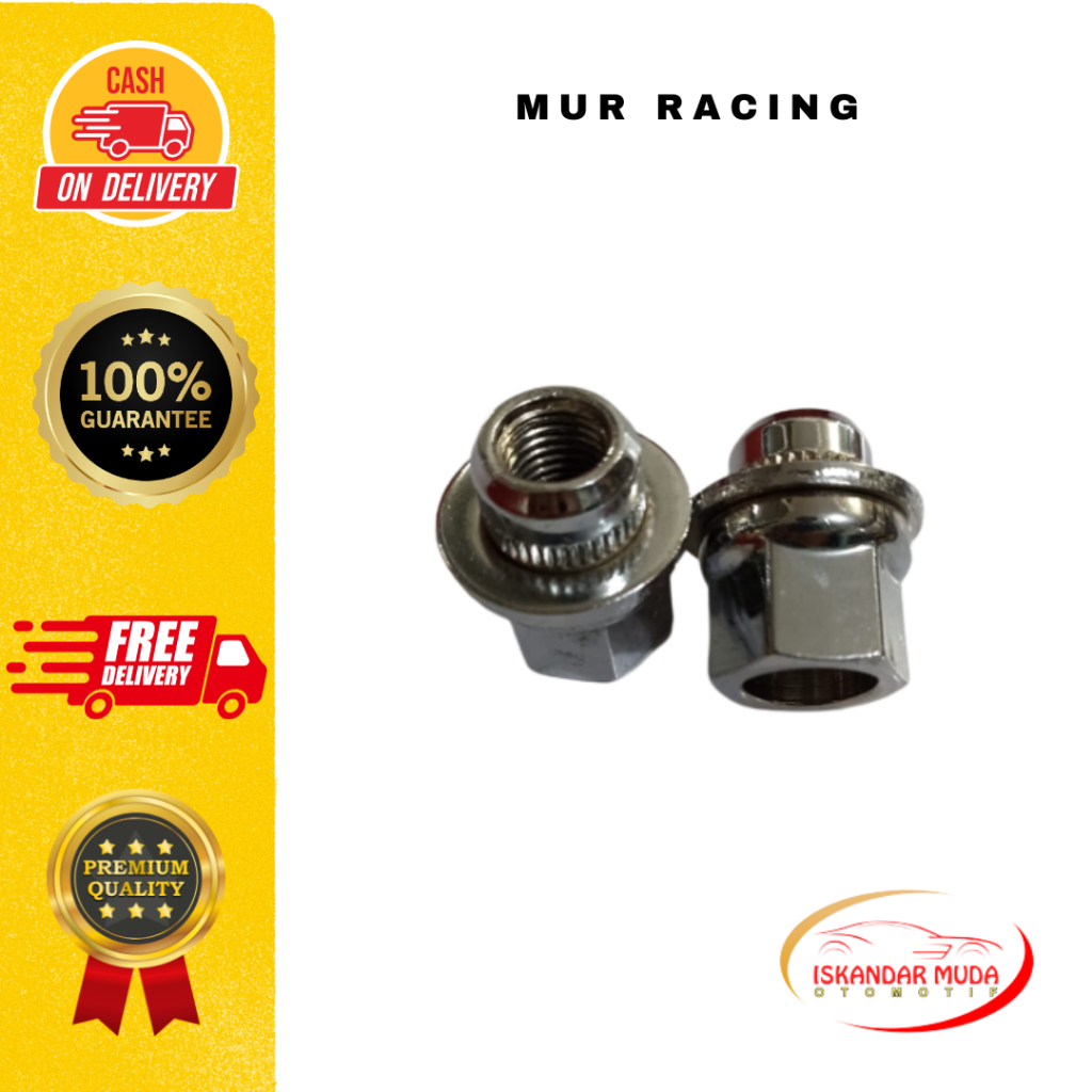 Jual NUT RACING - MUR RACING - MUR BAUT RODA | Shopee Indonesia