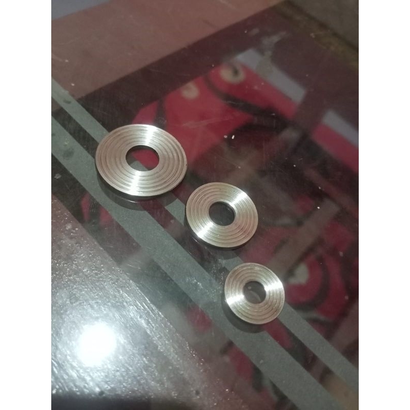 Jual Ring lebar baut drat 8 / M5 stainless Motif Spiral | Shopee Indonesia
