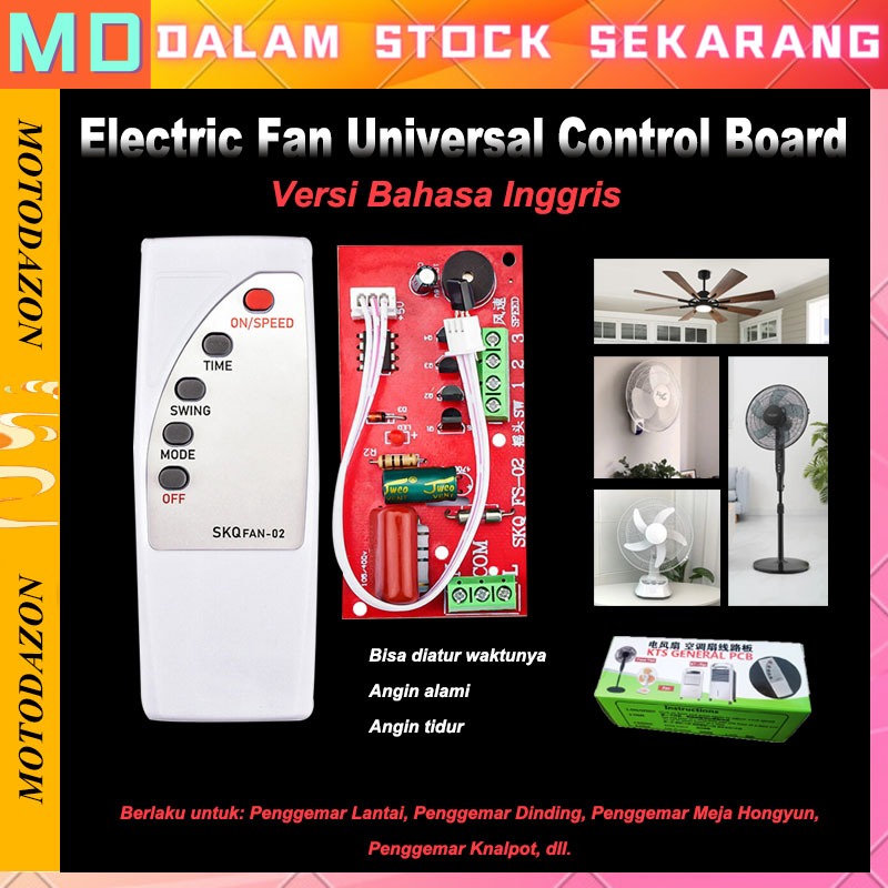 Jual 【Stok Tersedia】(Versi Bahasa Inggris) Modul PCB Kipas Angin Yundai ...