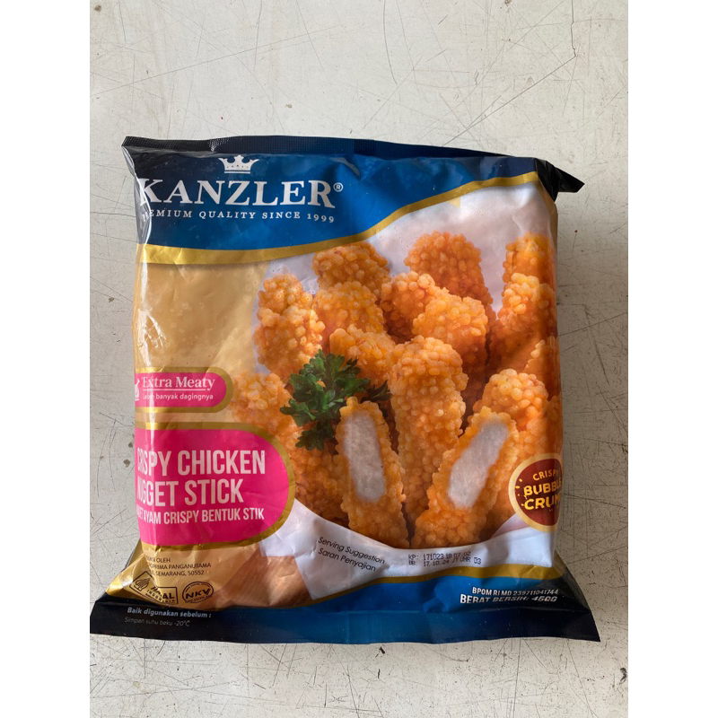 Jual kanzler crispy chicken nuget stick 500gr | Shopee Indonesia