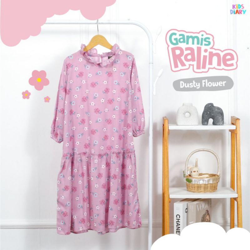 Jual BAJU GAMIS ANAK PEREMPUAN GAMIS RALINE KIDS DIARY / BAJU DRESS ...