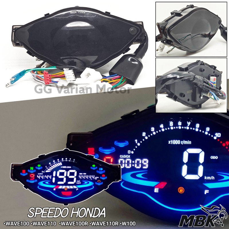 Jual Speedometer Spidometer Digital LED Supra Fit / Supra Fit New ...