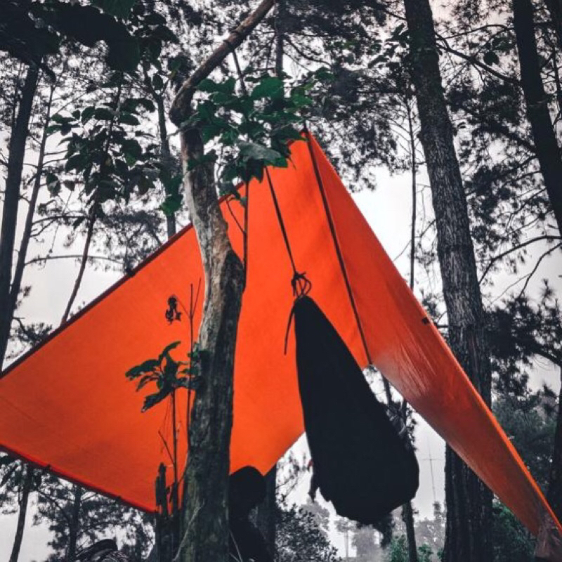 Jual Flysheet 2x3 Meter Penutup Tenda Camping - Trap Tent - Bushcraft ...