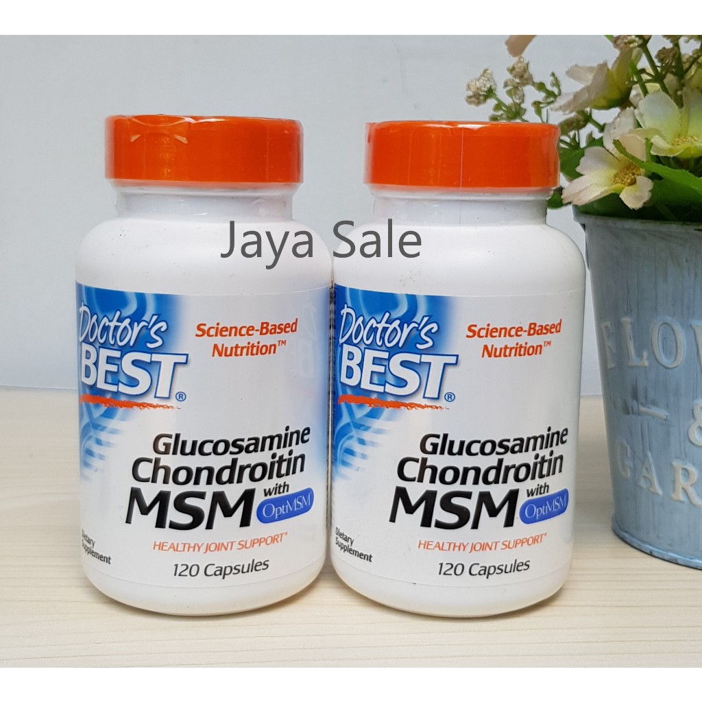 Jual Doctor’s Best Glucosamine Chondroitin MSM 120 Caps Glukosamin ...