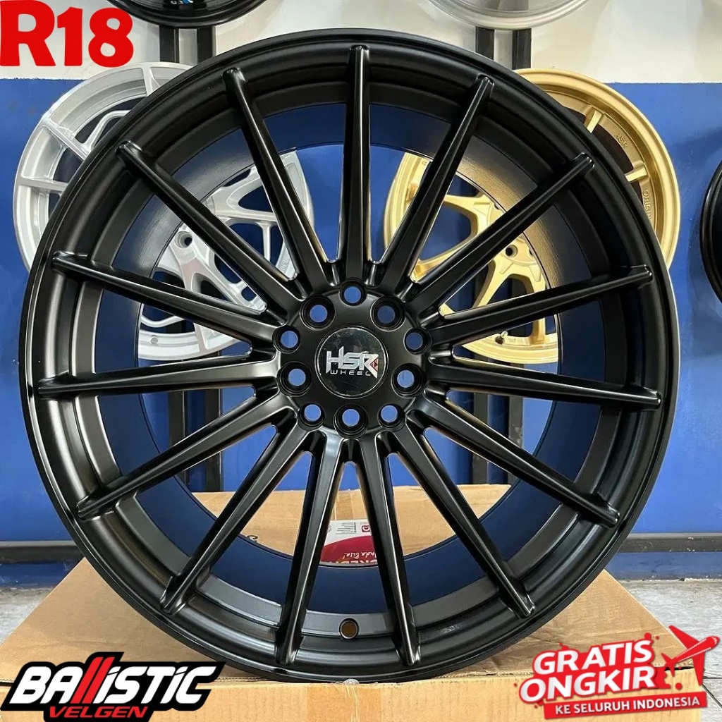 Jual Velg racing Vossen mobil Civic HRV CRV Xpander Camry ring 18 HSR TSUKUBA R18 lebar 8/9 Pcd ...