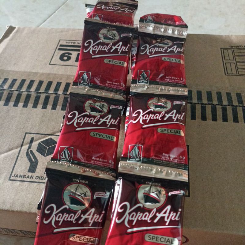 Jual ( Renceng /10pc) Kopi Kapal Api Special Mini 6gr Tanpa Gula ...