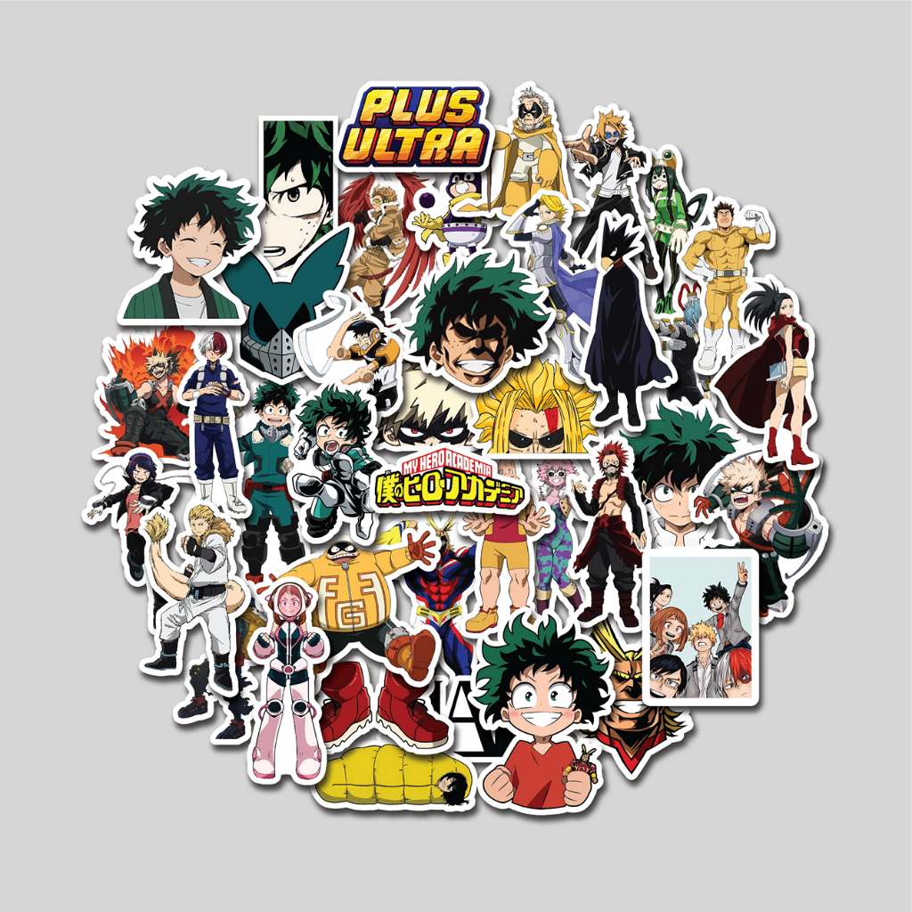 Jual STICKER PACK MY HERO ACADEMIA | STICKER TUMBLER | STIKER LAPTOP ...