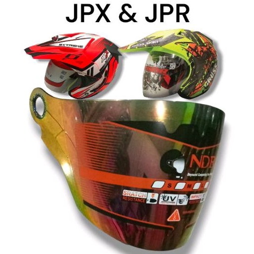 Jual (NDR-4) Kaca Helm JPX Semi Cross & JPR Semi Cross All Varian Warna ...