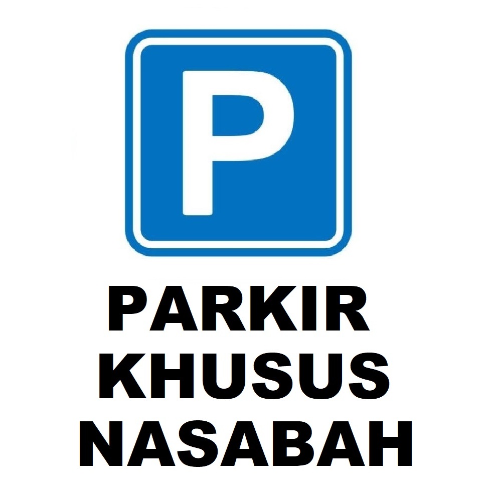 Jual Rambu DILARANG PARKIR Plang No parking Stiker sticker Khusus ...