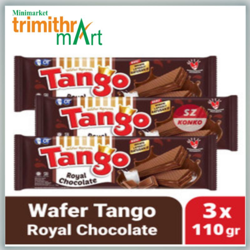 Jual PROMO @3 Pack WAFER TANGO 110g CHOCOLATE | Shopee Indonesia