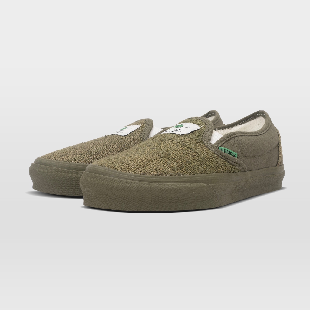 Jual Nobrands Footwear Sepatu Slip On HEMP Olive Green 36-46 Sepatu ...