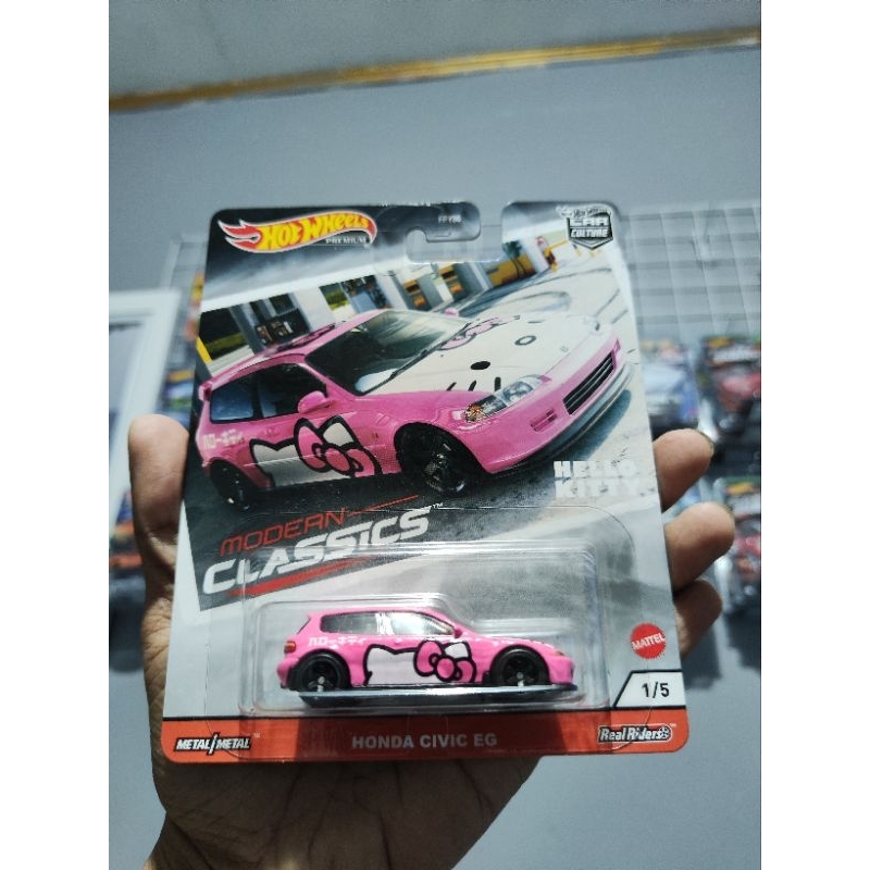 Jual Hot Wheels Premium Honda Civic Hello Kitty | Shopee Indonesia