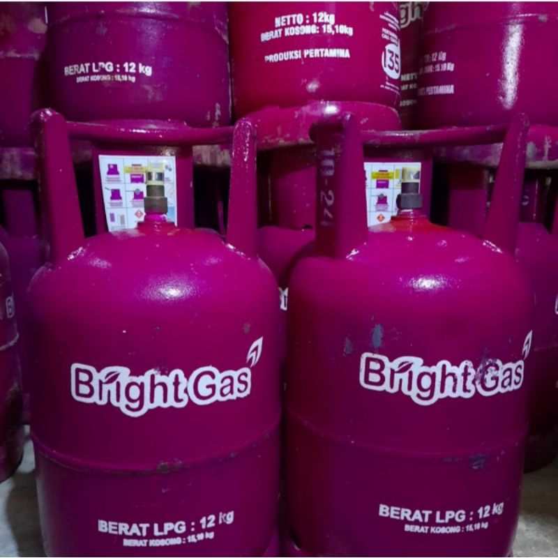 Jual Bright Gas ELPIJI 12 kg isi+tabung | Shopee Indonesia