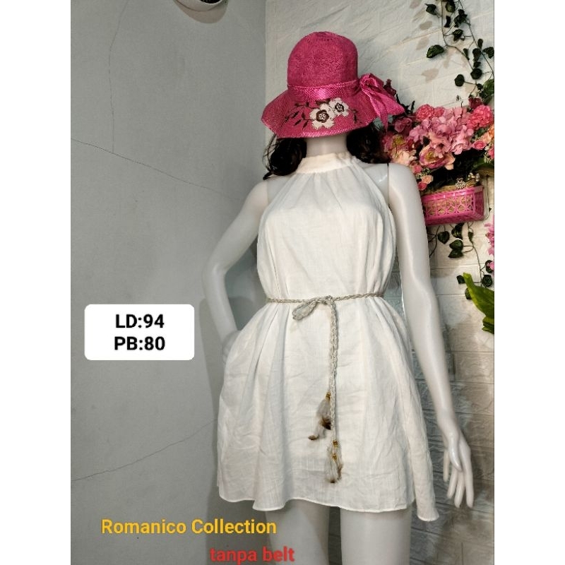 Jual mini dress putih | Shopee Indonesia