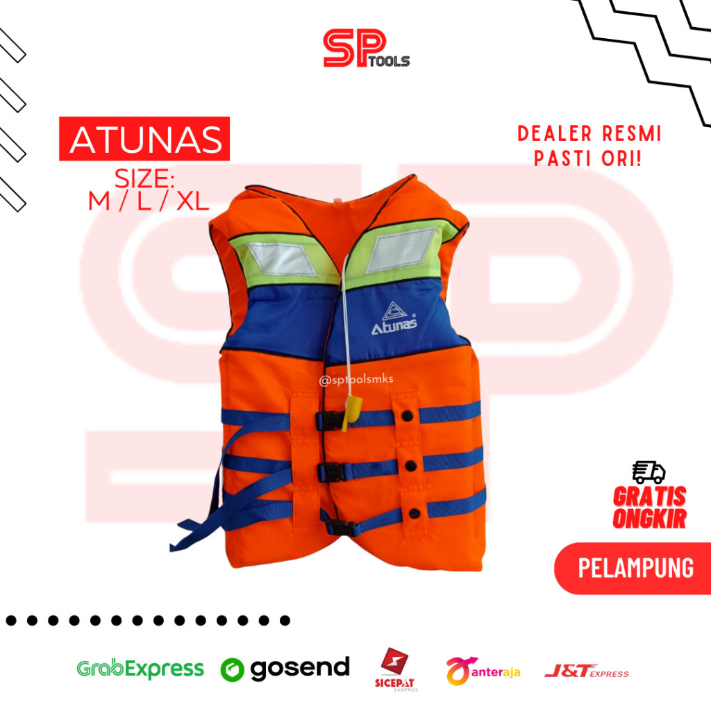 Jual BAJU ROMPI PELAMPUNG SAFETY LIFE JAKET JACKET KESELAMATAN ATUNAS M ...