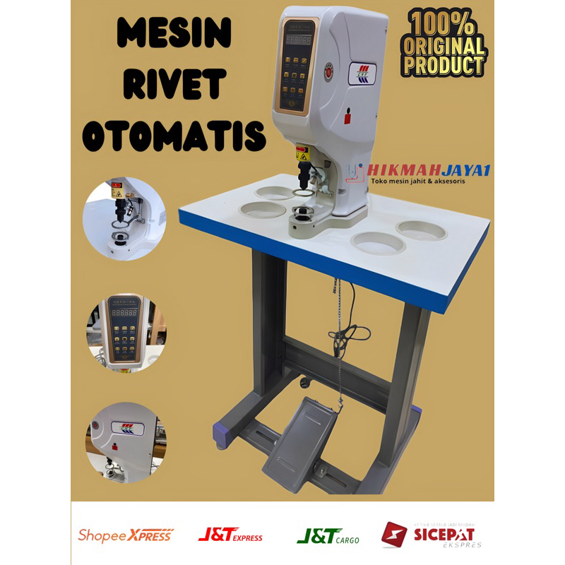 Jual Mesin Rivet Otomatis Servo/Mesin Press Mata Ayam Otomatis / Mesin ...
