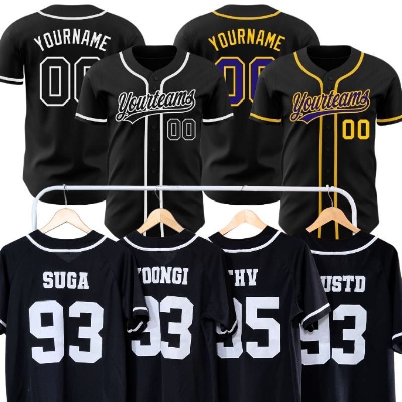 Jual Custom Jersey Baseball [GROSIR] Anak Dewasa Pria Wanita Big Size ...