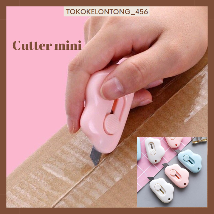 Jual Cutter kecil mini portable/Alat pembuka paket unboxing | Shopee ...