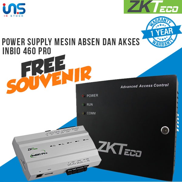 Jual Mesin Kontroler Akses dan absensi ZKTECO INBIO 460 PRO Lengkap ...