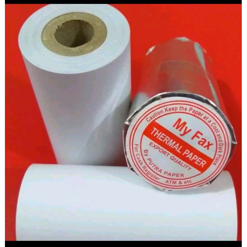 Jual kertas kasir thermal 80x40mm full eds printer 80mm | Shopee Indonesia