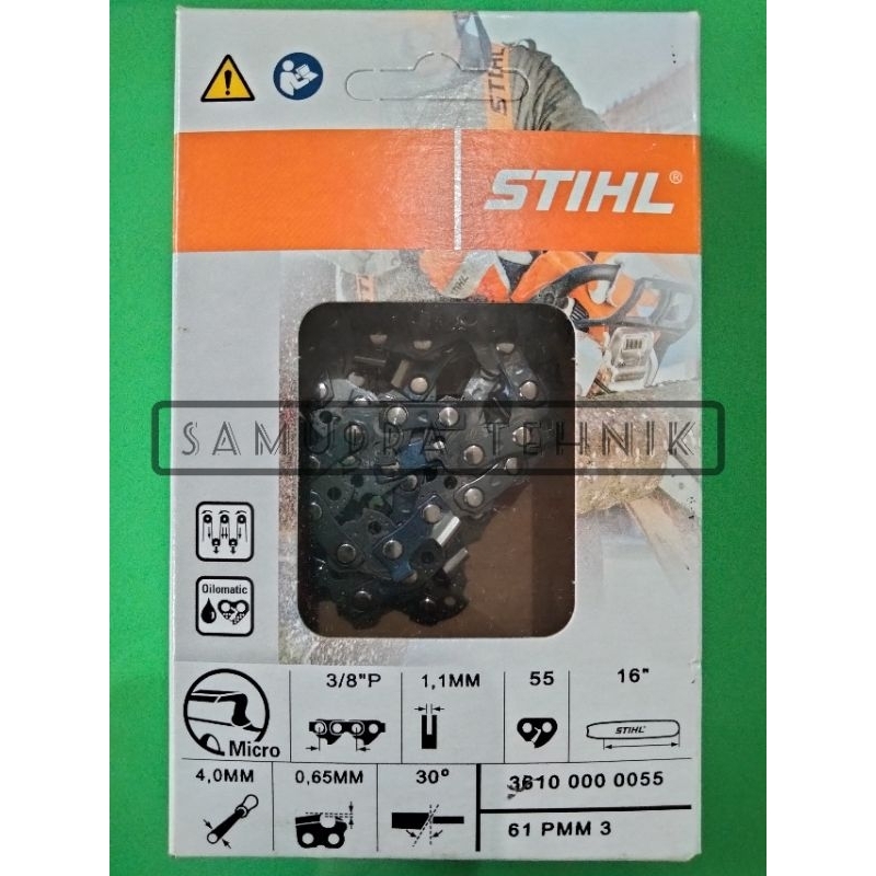 Jual RANTAI POTONG STIHL MS180 16" 27T SENSO MS180 3610 000 0055 / RANTAI STIHL POTONG MS170-180 ...