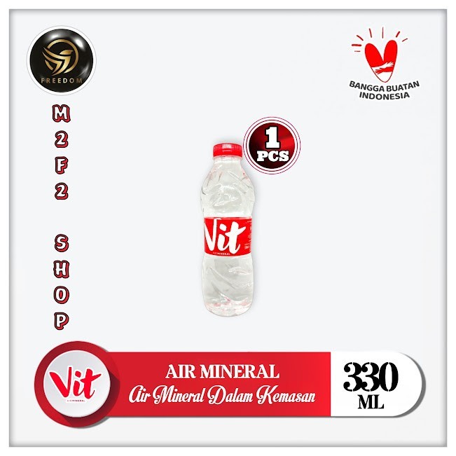 Jual Air Mineral Vit Botol Mini Plastik Pet - 330 ml (Kemasan Satuan ...