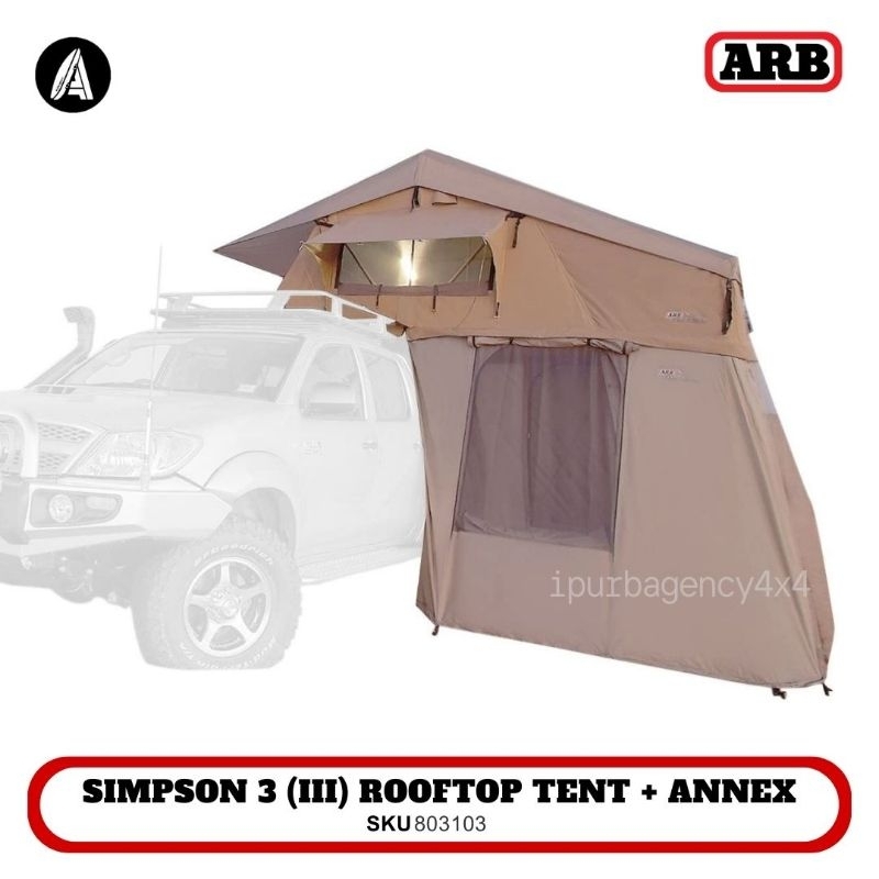 Jual ARB - Simpson III Rooftop Tent & Annex | Shopee Indonesia