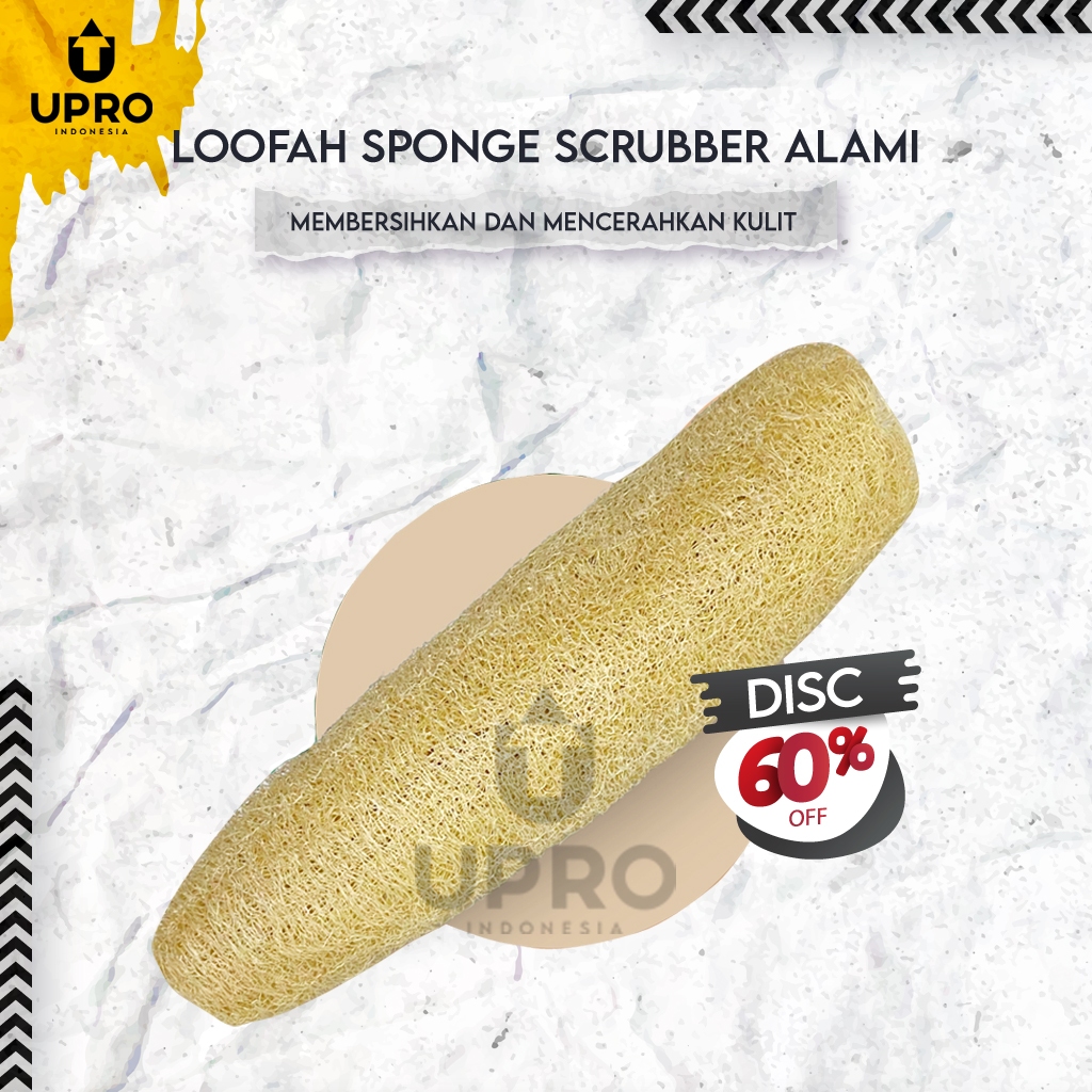 Jual Loofah Sponge Scrubber Alami - Gambas Kering Untuk Angkat Daki Dan ...