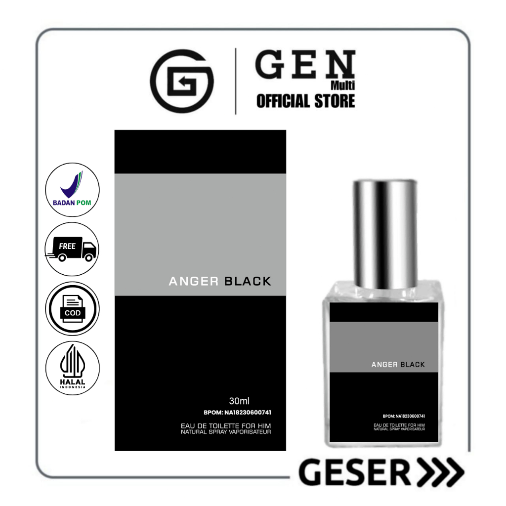 Jual GEN - [BPOM] Parfum Anger Black 30ml Premium / Parfum Anger Black ...